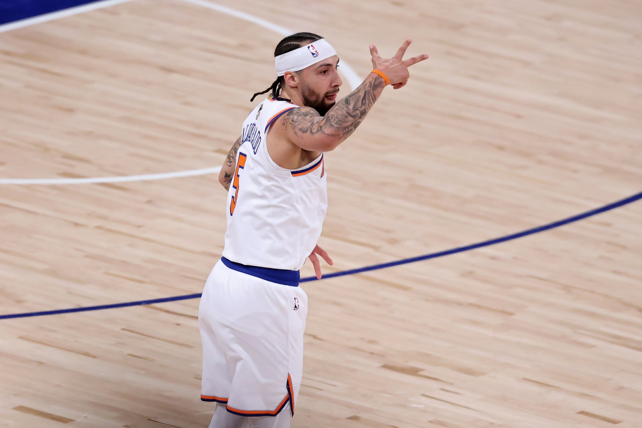 Knicks' Jose Alvarado reveals emotional reaction to 29-point comeback win