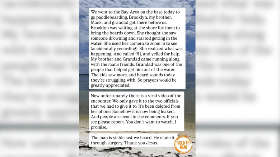 Viral shark attack video causes backlash for local family, alleges the ...