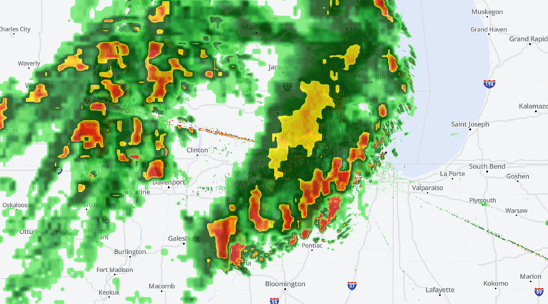 Live radar: Track storms as they move across the Chicago area