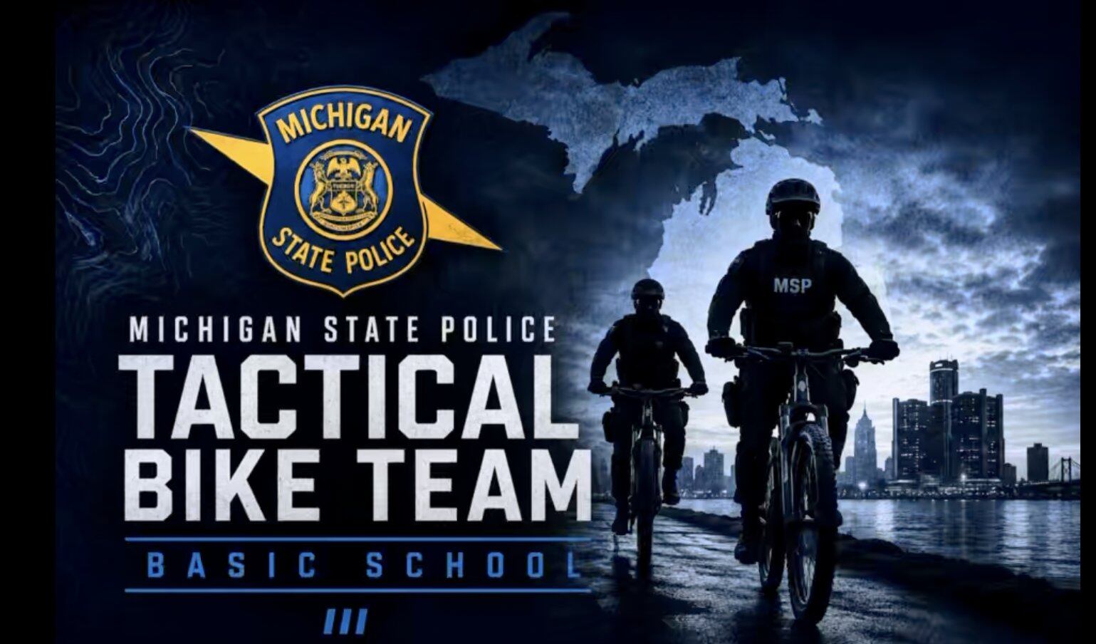 Michigan State Police adds 35 tactical bike team members