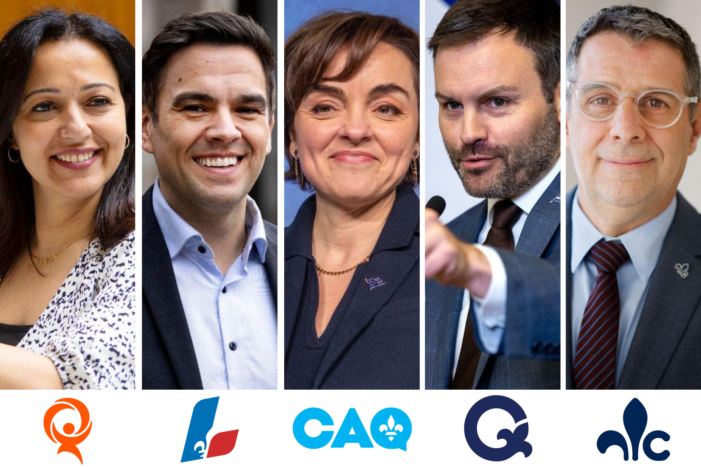Five Quebec party leaders to take part in French-language election debate