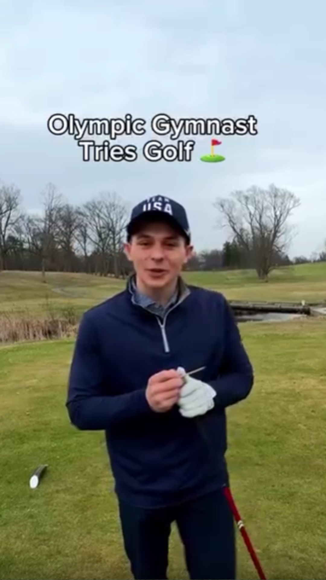 Gymnast Paul Juda takes to the golf course