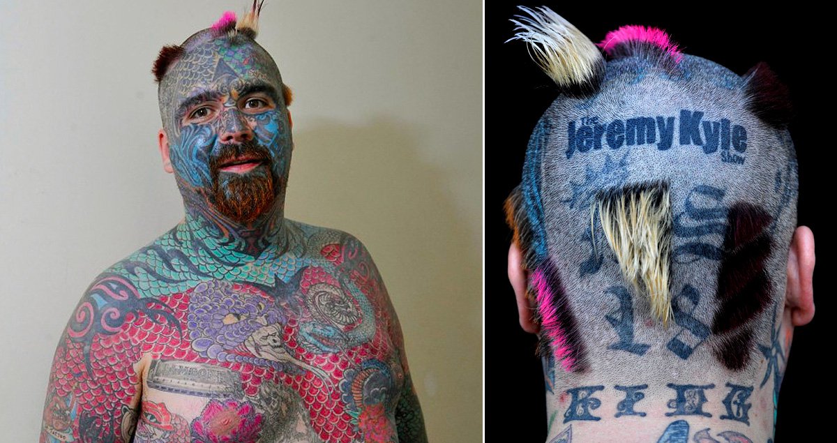 UK’s most tattooed man 'petrified' of needles despite spending 1,600 ...