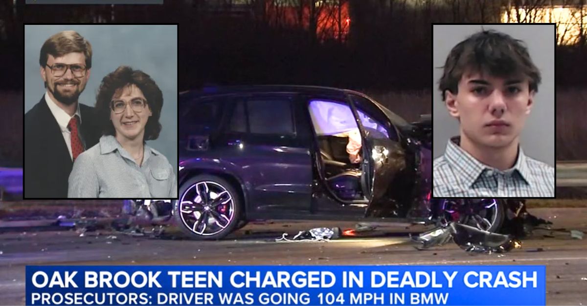 Teen who was doing 104 mph in his BMW before plowing into couple and ...