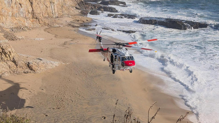 2 people rescued off Santa Cruz County beach after being swept out by ...