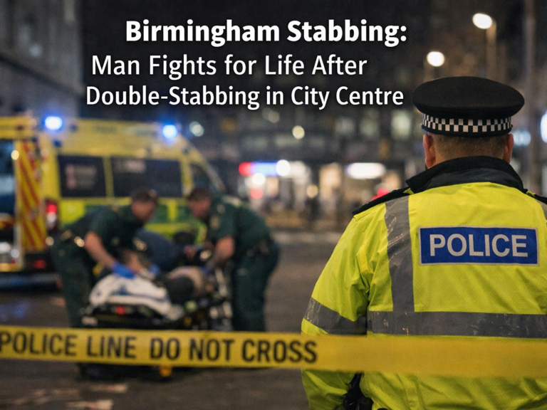 Birmingham stabbing news: Man fights for life after double-stabbing in ...