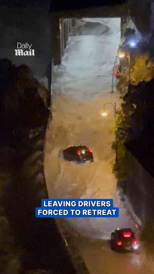 Massive waves batter Italian coastline