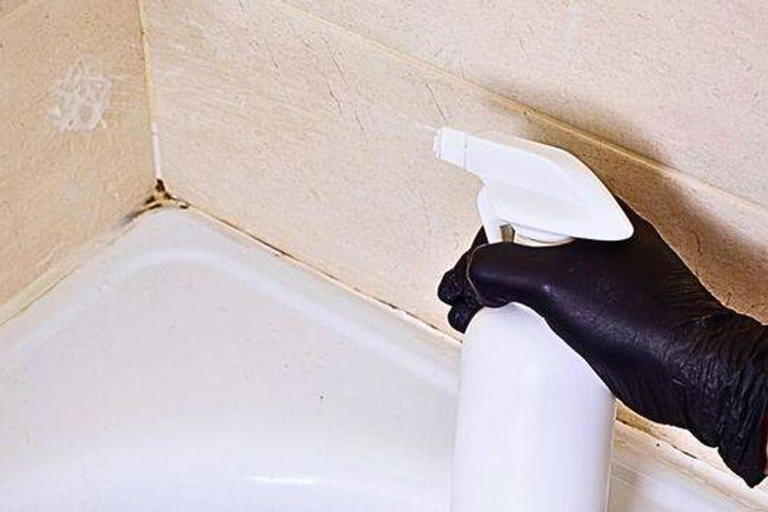 One common kitchen item will easily remove mould from tricky bathroom spots