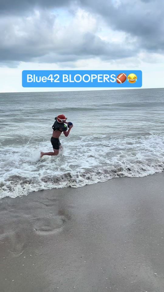 Beach football bubble bloopers end with big hits in the waves