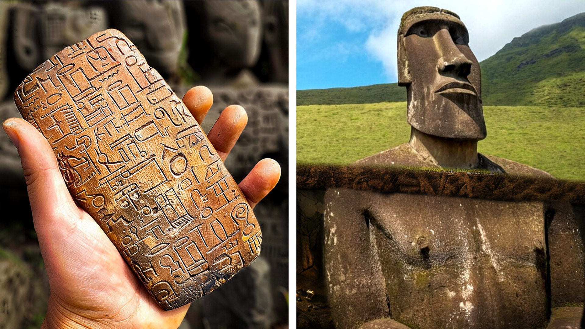 Mysteries uncovered: Easter Island and Dubai's islands