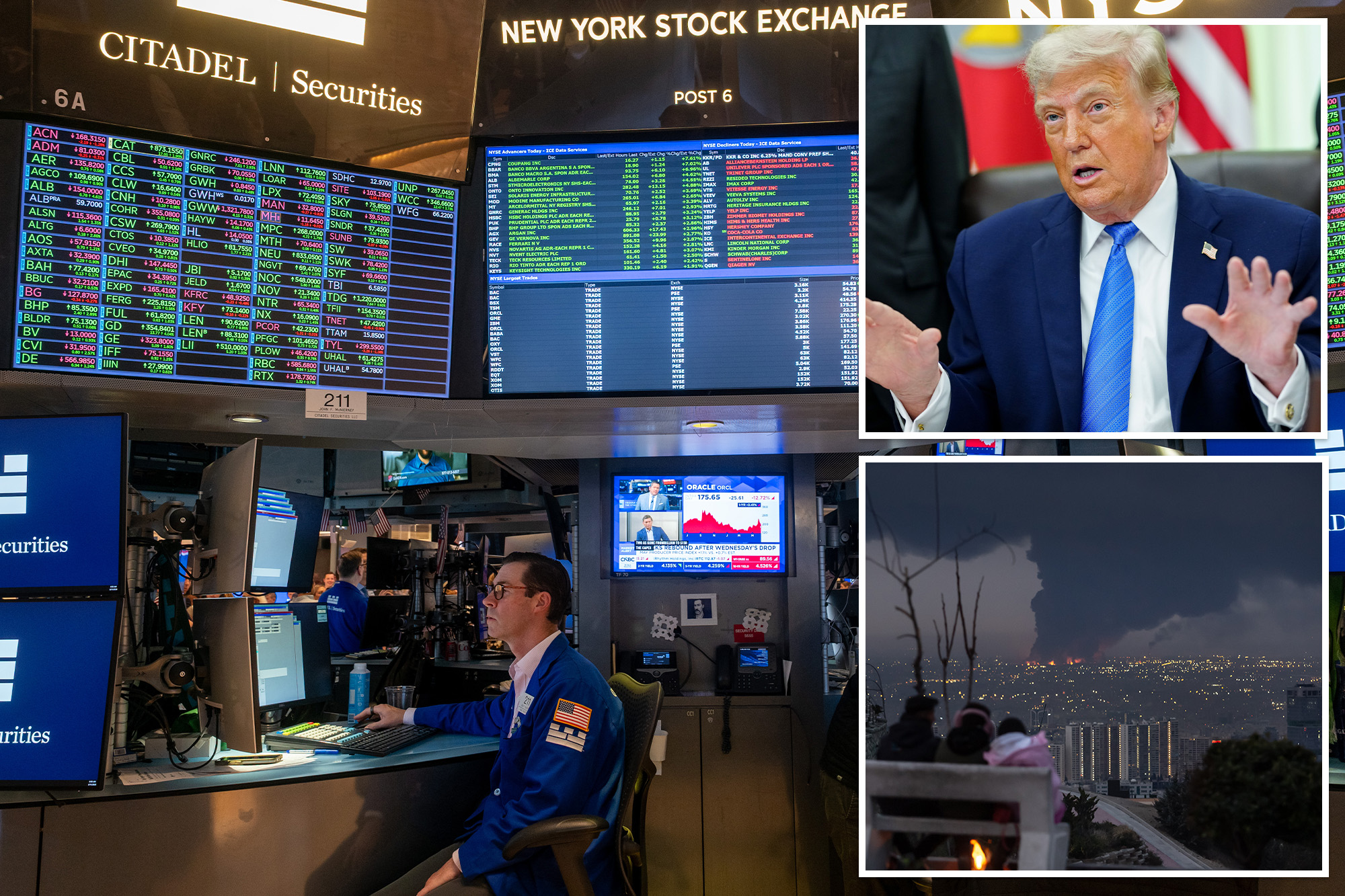 Dow jumps nearly 800 points after Trump calls off Iran strikes, chip ...