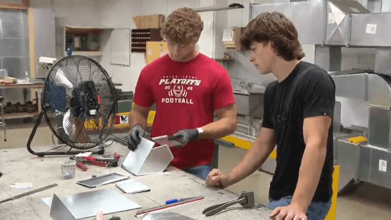 Wheeling-area students learn sheet metal skills at first West Virginia ...
