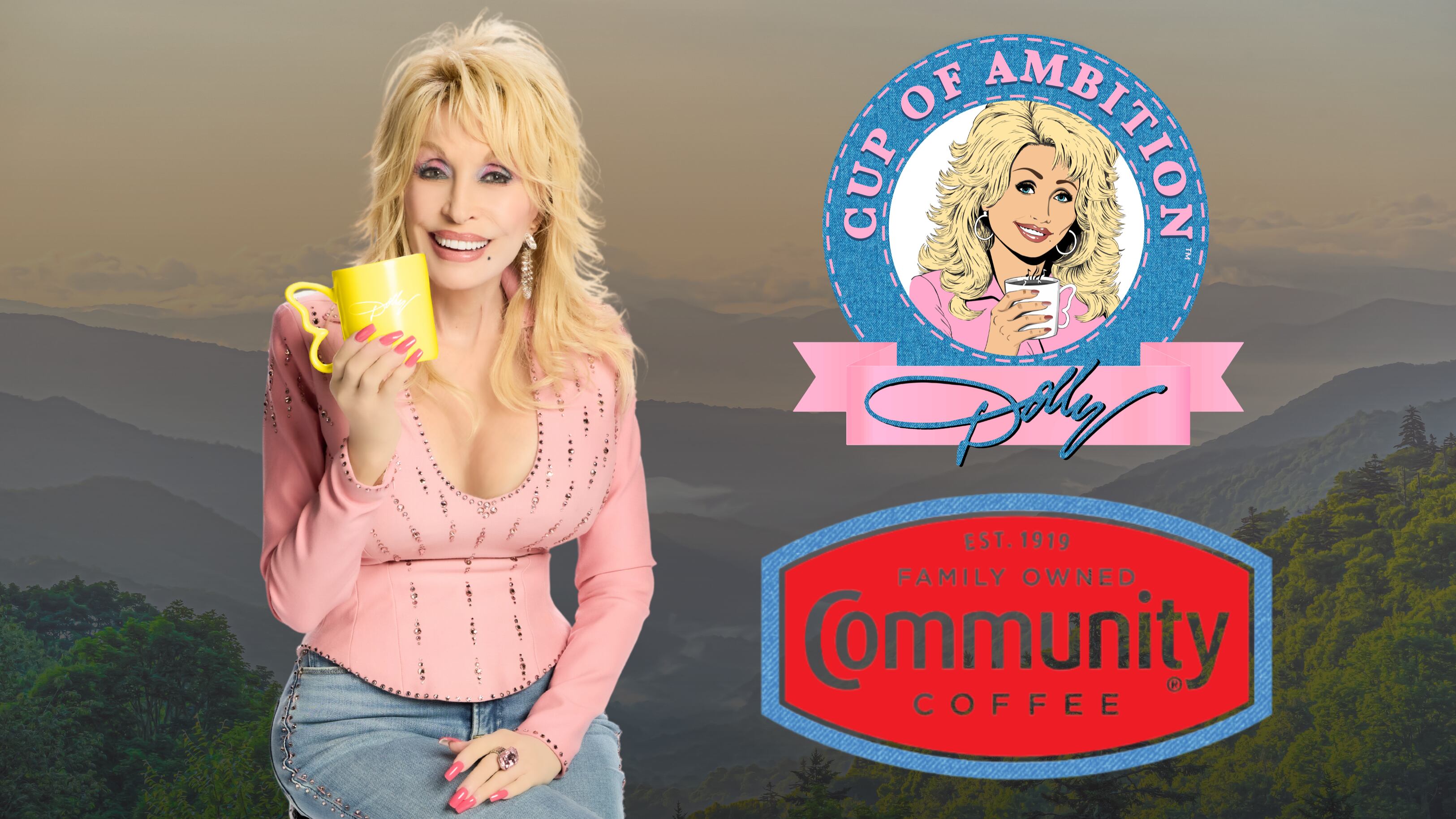 Pour yourself a cup of ambition with Dolly Parton’s new coffee brand