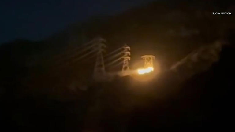 New video appears to show flashes at SoCal Edison towers before Eaton Fire