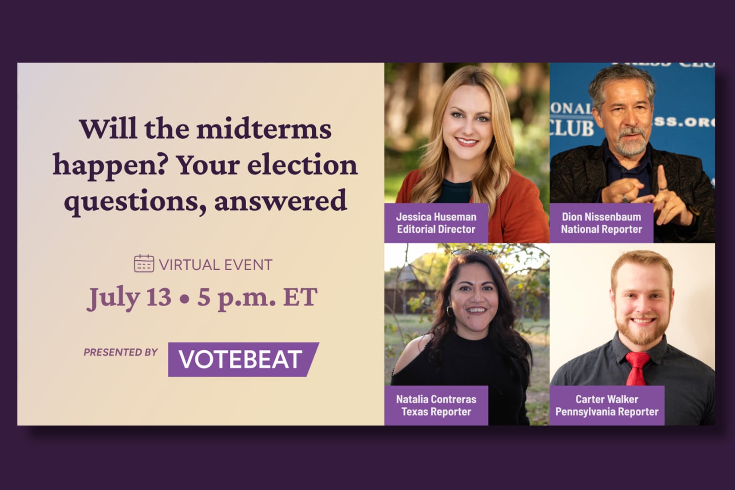 You’re invited: Will the midterms happen? Your election questions, answered