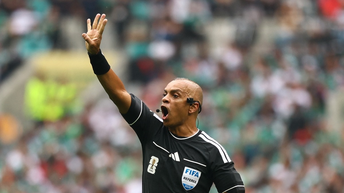 FIFA World Cup referee goes full RoboCop as futuristic headgear sparks ...