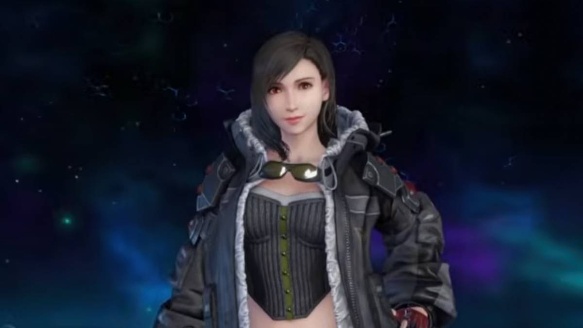 Tifa becomes a biker with FFVII Ever Crisis rider jacket and gloves