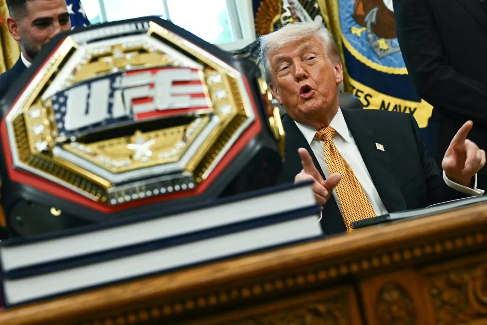 Trump’s White House UFC event struggles to draw Hollywood names
