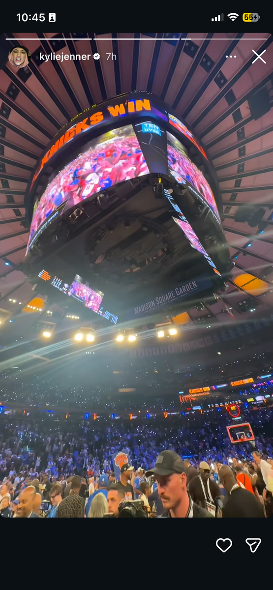 Kylie Jenner’s reaction to Timothée Chalamet losing it over the Knicks ...