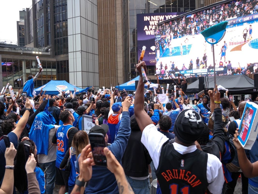 NBA finals watch party outside MSG cancelled hours before tip-off