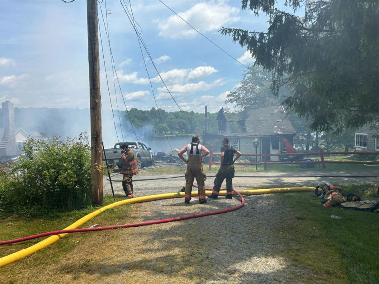 Three injured in Clinton Township multi-home fire