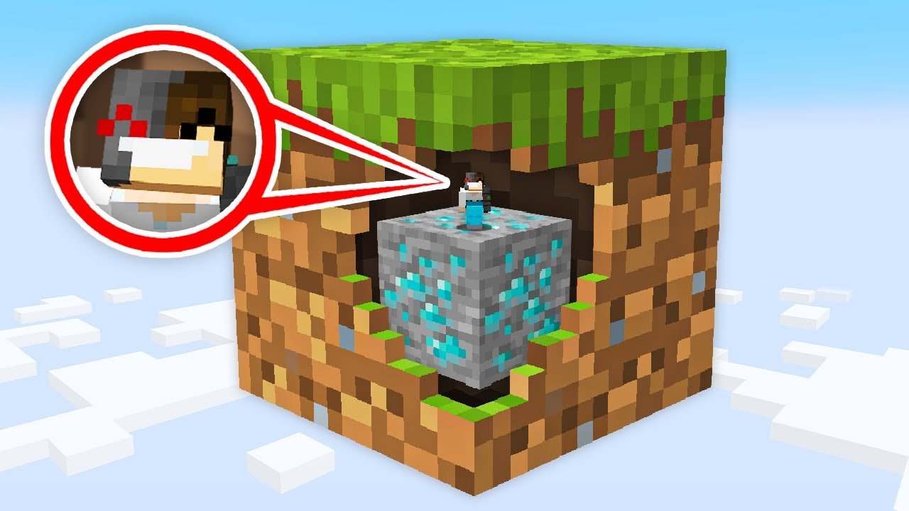 Minecraft but it's only 1 MEGA block