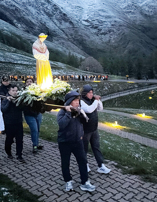 A familiar encounter with the 'Beautiful Lady' in La Salette