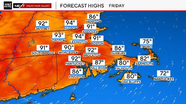 Boston area weather forecast has high heat, oppressive humidity and ...