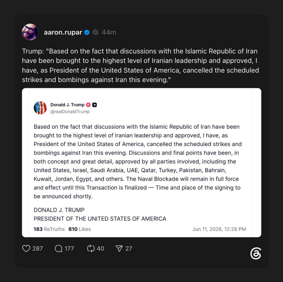 Grandpa Pudding Brains says Iran is in submission, they just don't know ...