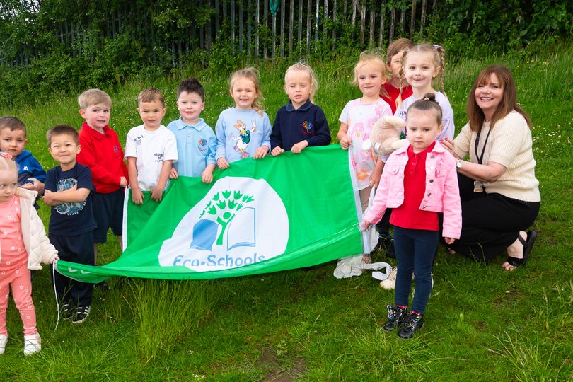 Airdrie nursery achieves Eco Schools Green Flag Award