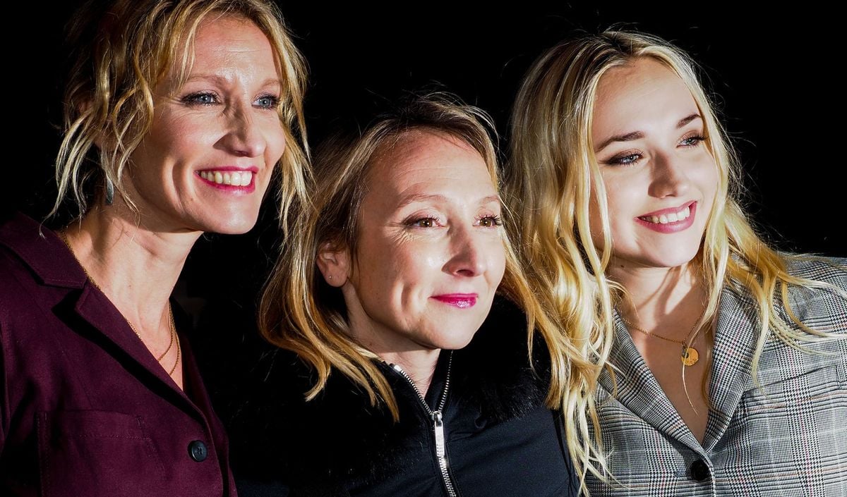 Alexandra Lamy avec sa soeur Audrey et sa fille Chloé Jouannet à ...