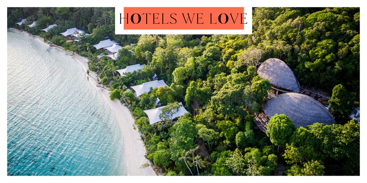 Baby turtles stole the show at this private island resort in Indonesia