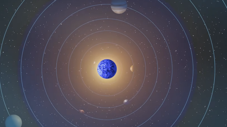 What would Earth look like under a blue sun?