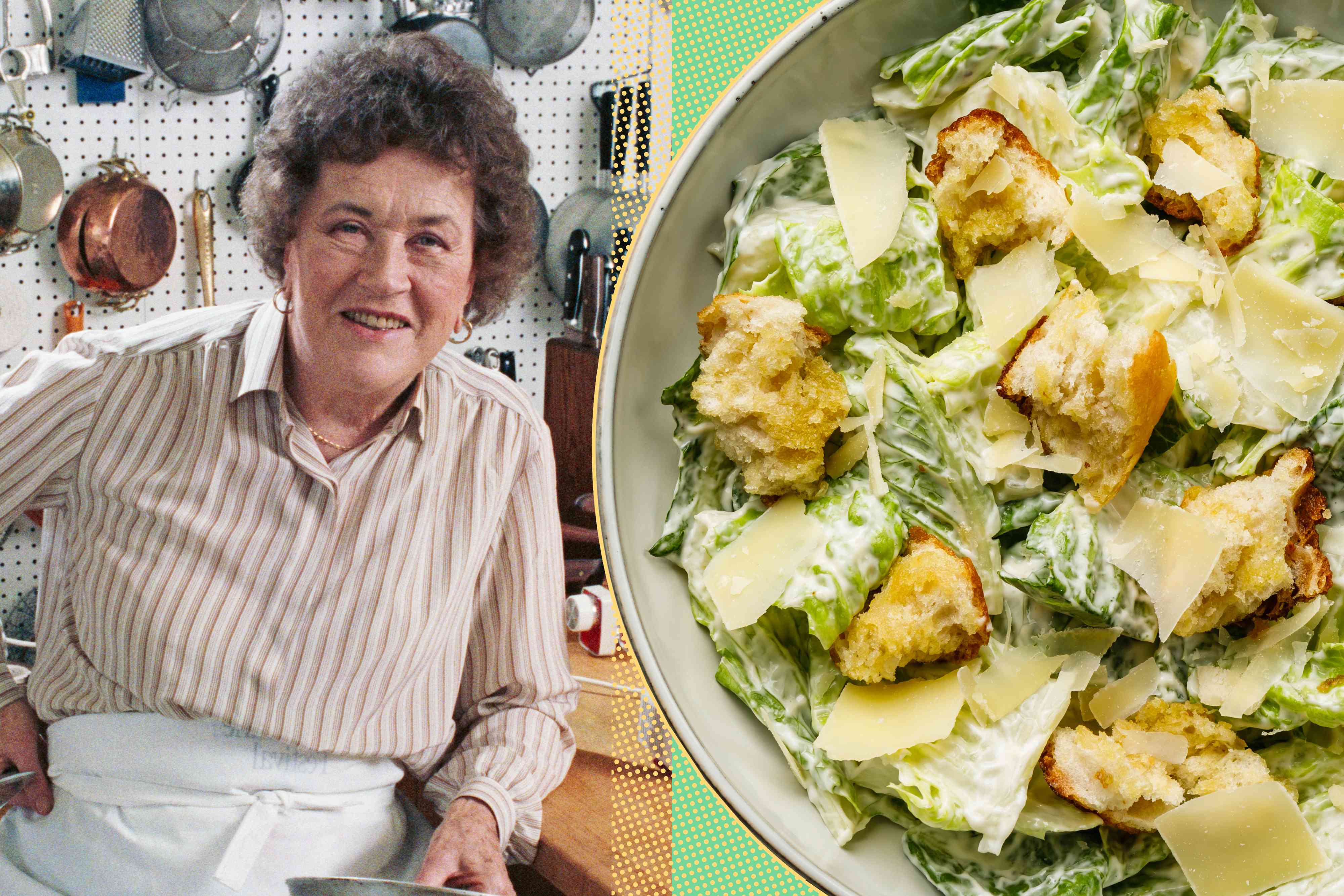 Julia Child's surprising secret for the best Caesar salad