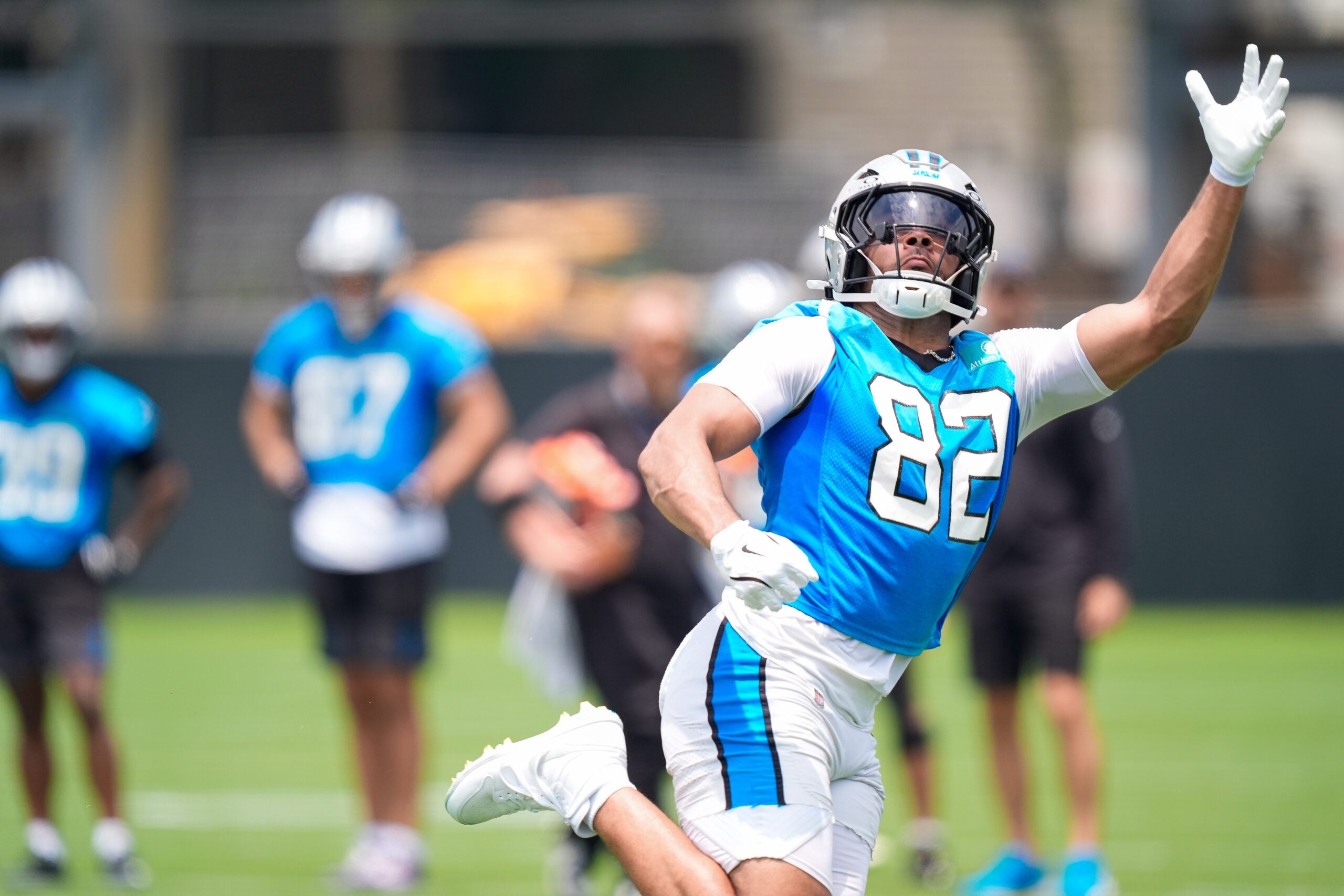 Panthers TE Tommy Tremble is distancing himself as the potential ...