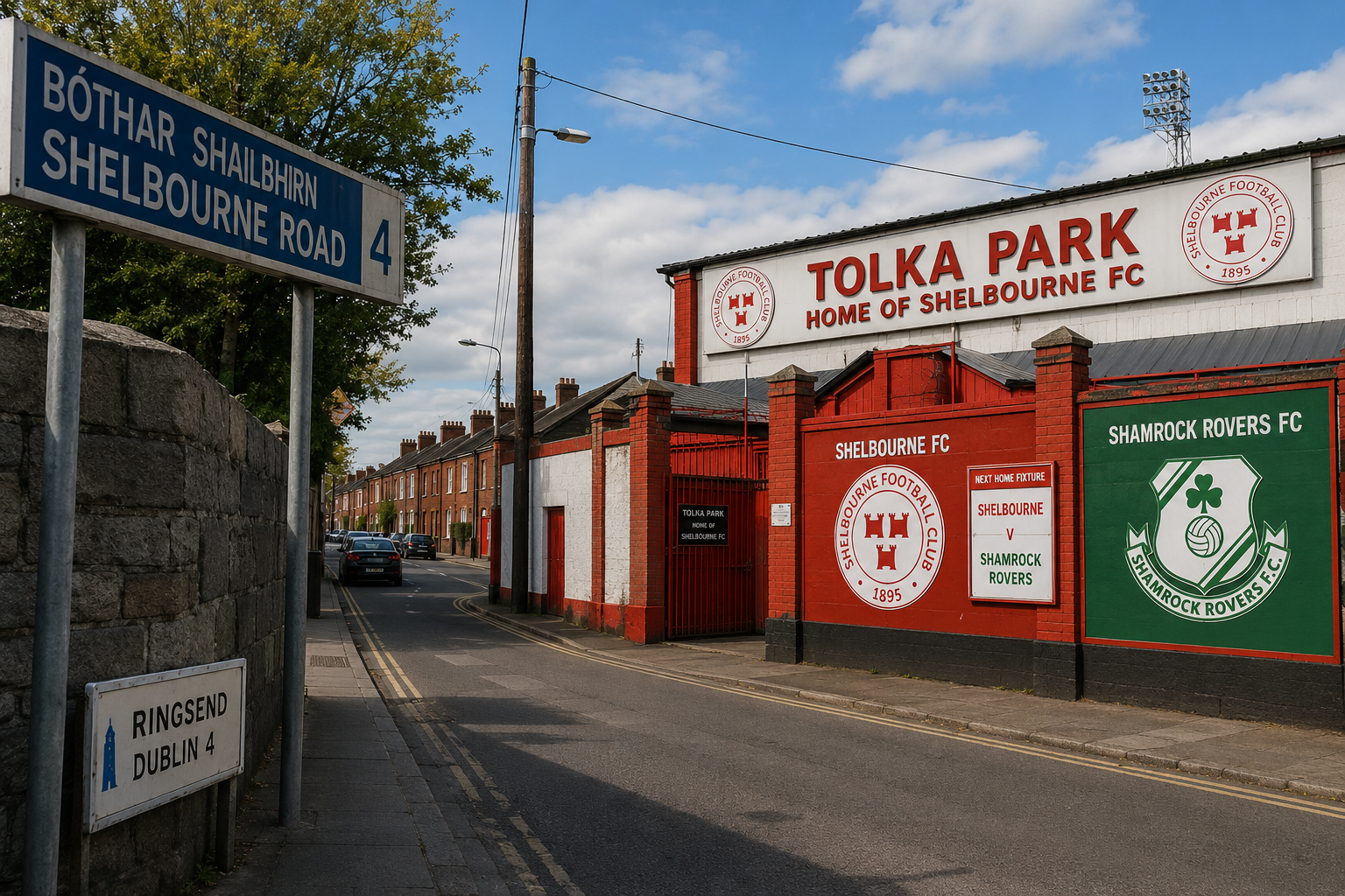 Shelbourne-Shamrock streaming gratis: una pinta, due colori e novanta ...