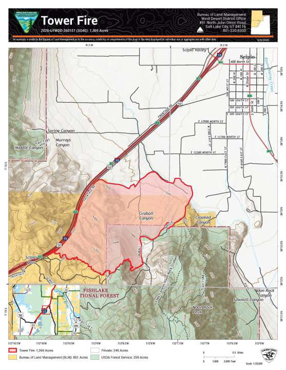 Tower Fire now at 80% containment, road closure to be lifted