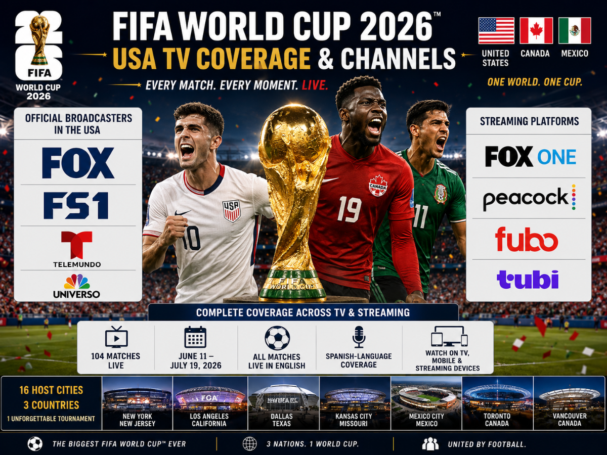 FIFA World Cup 2026 live streaming in USA: How US fans can watch FIFA ...