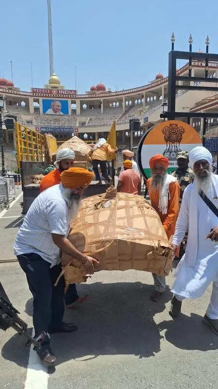 Golden palanquin sent to Gurdwara Nankana Sahib in Pakistan