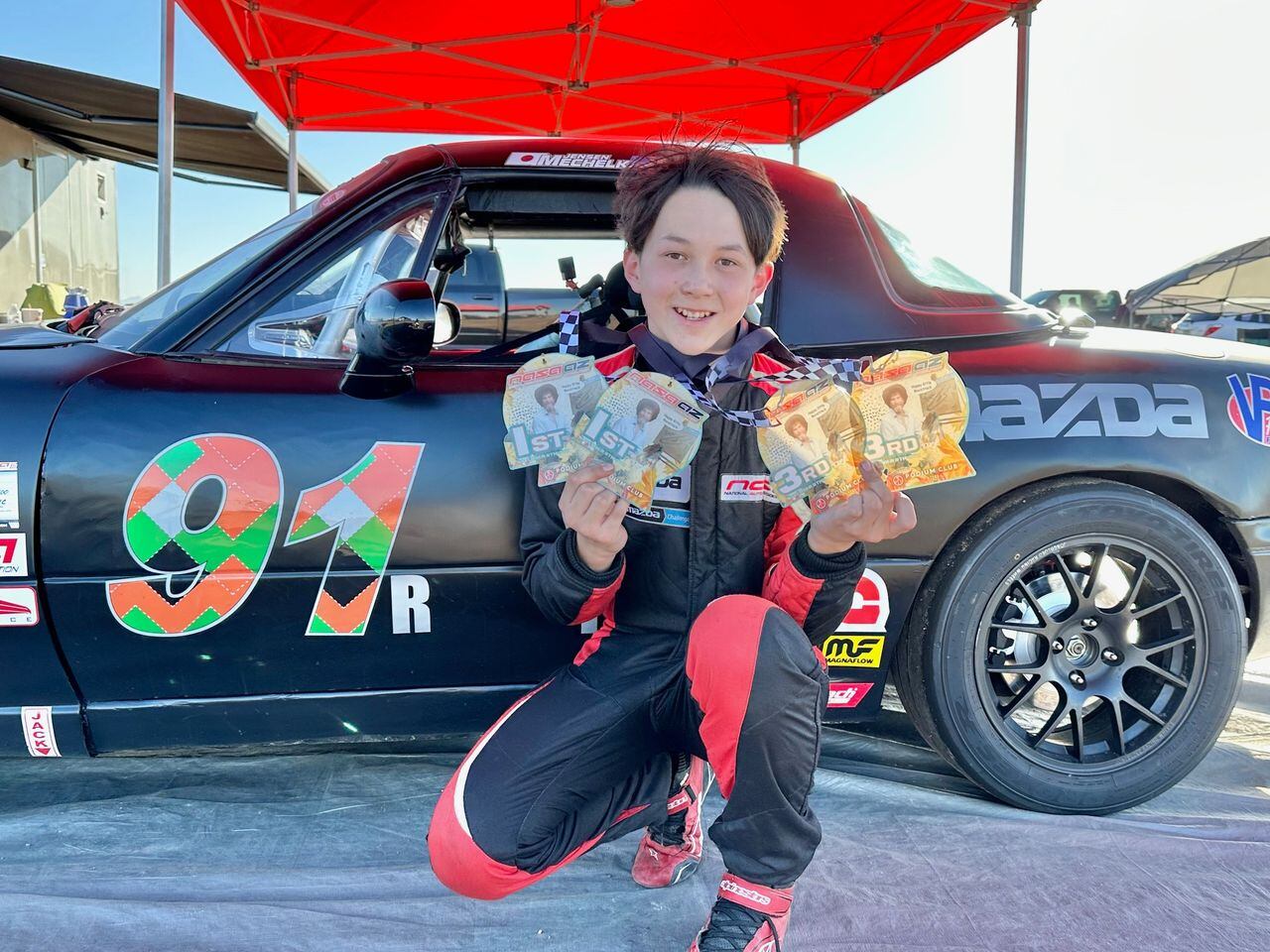 Gilbert teen, too young for a license, already drives race cars ...