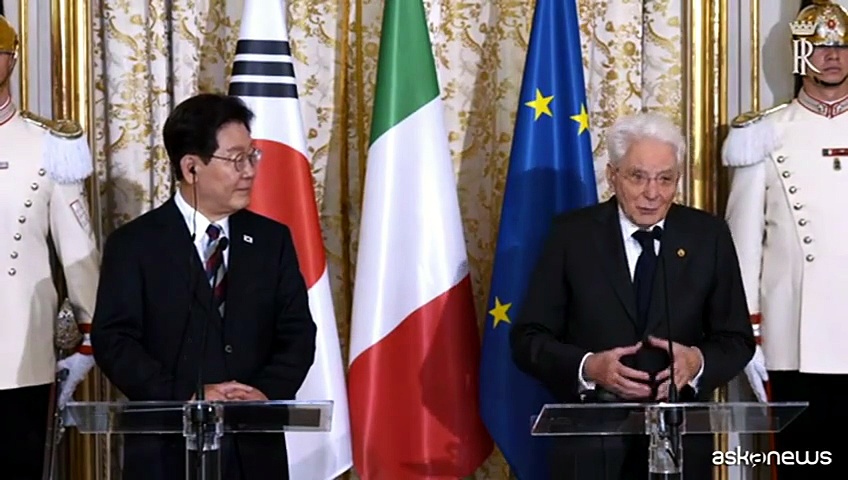 Mattarella riceve Lee: con Corea Sud relazioni strategiche speciali