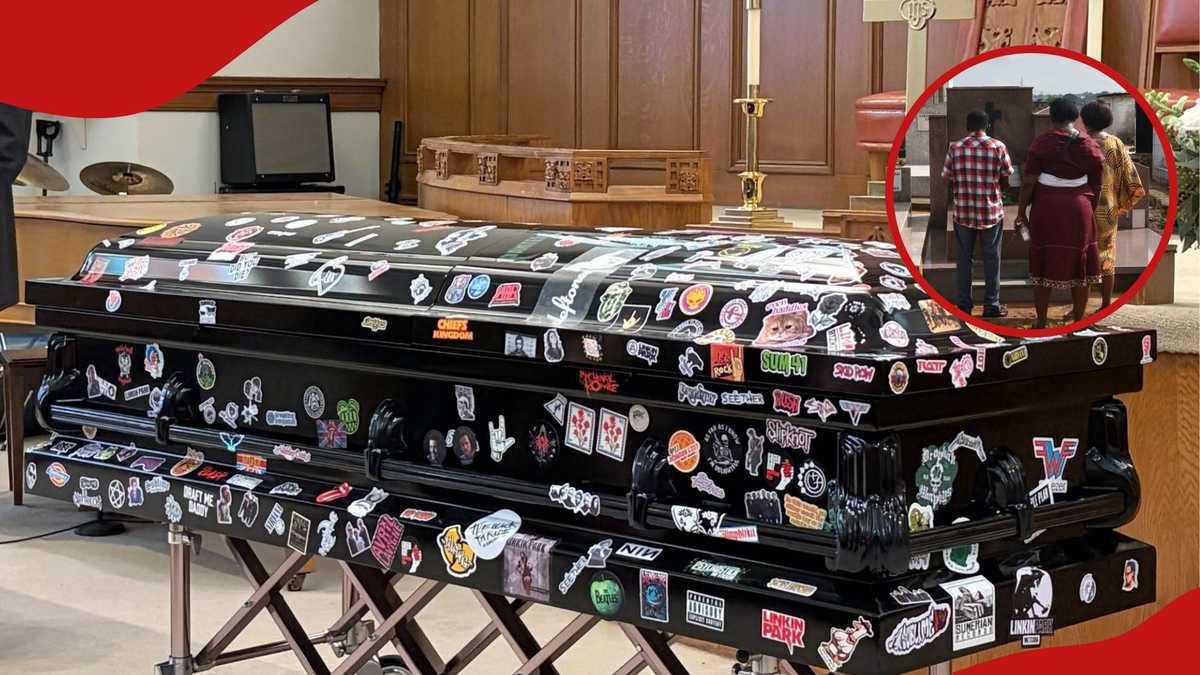 Family fulfils late son's unusual final wish, puts band stickers and ...