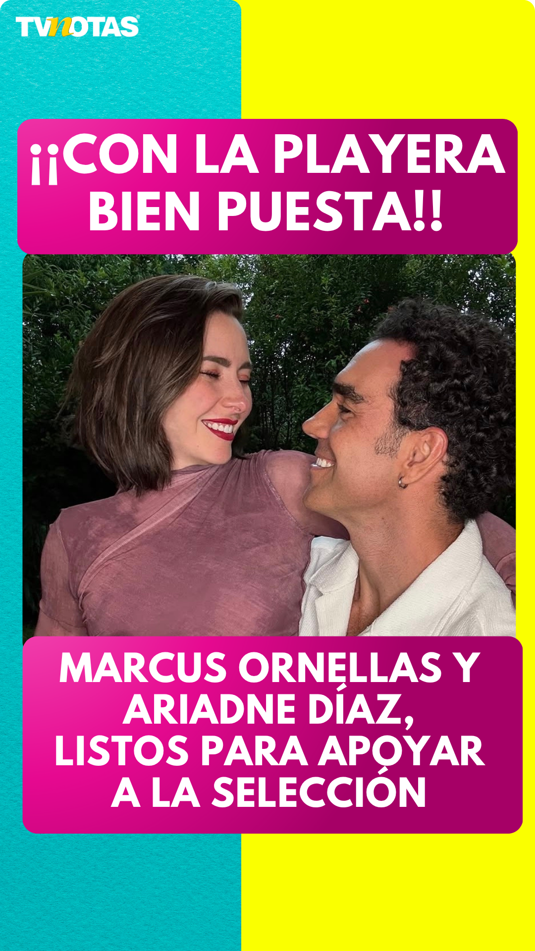¡Con la playera bien puesta! Marcus Ornellas y Ariadne Díaz listos para ...