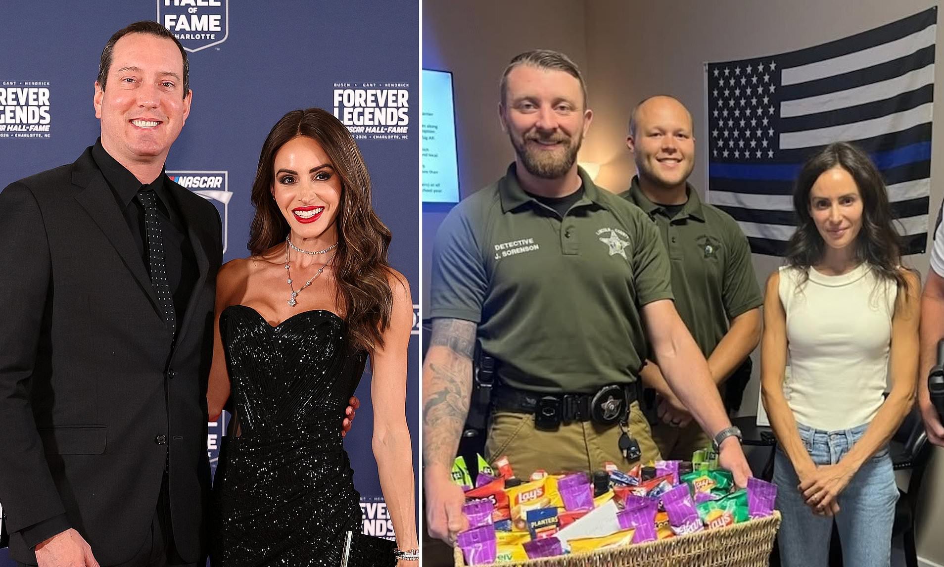Grieving Samantha Busch thanks police officers for supporting her ...
