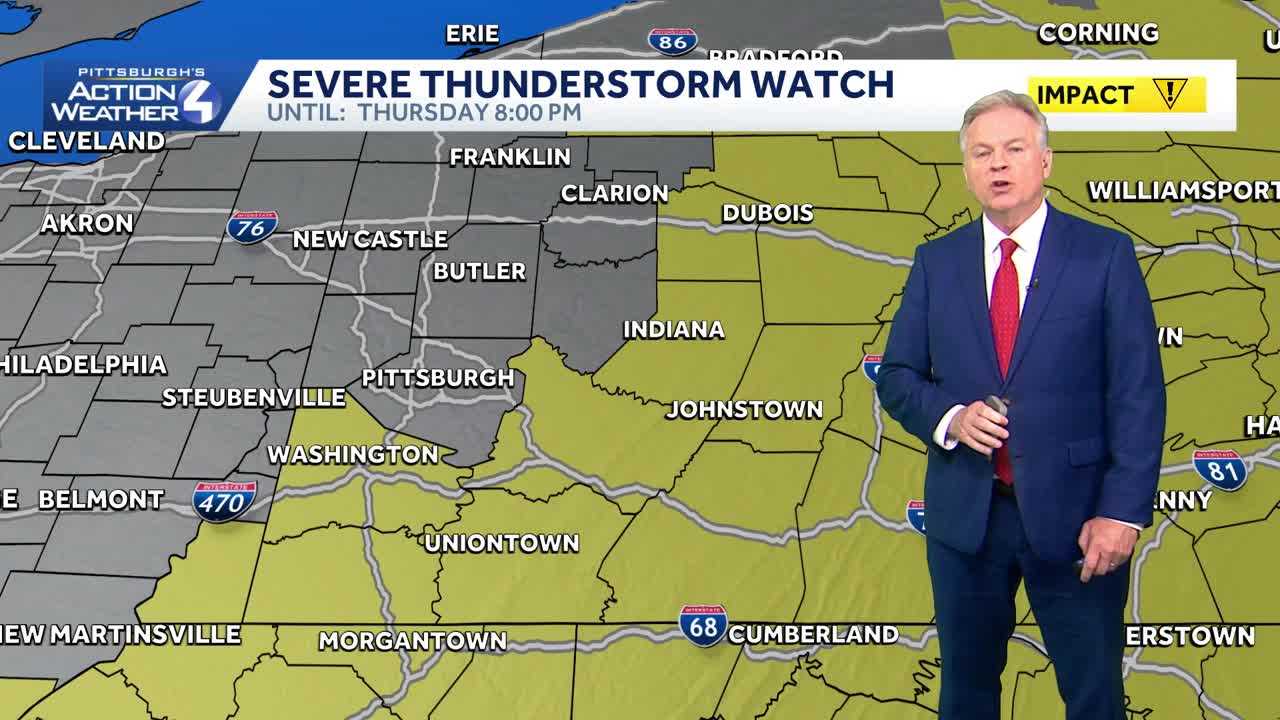 Severe thunderstorm watch expires in western Pennsylvania