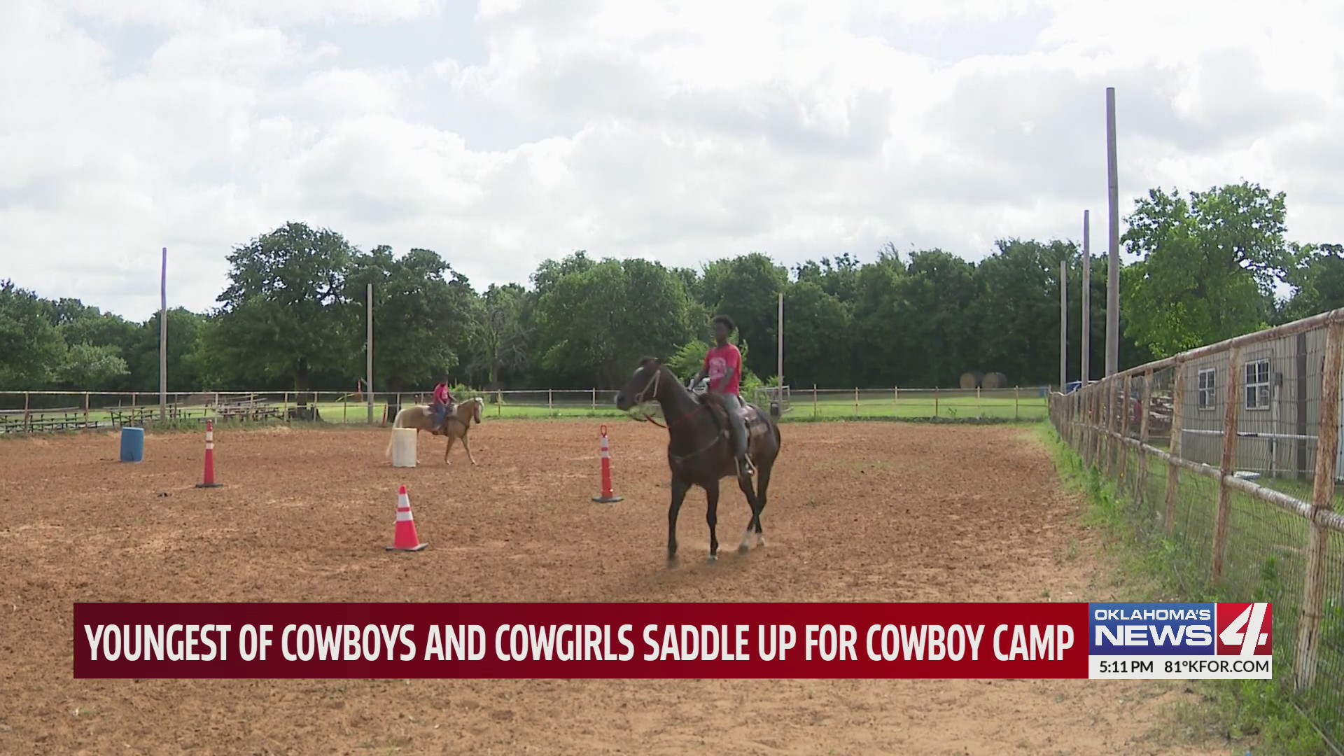 Youngest of cowboys and cowgirls saddle up for Cowboy Camp