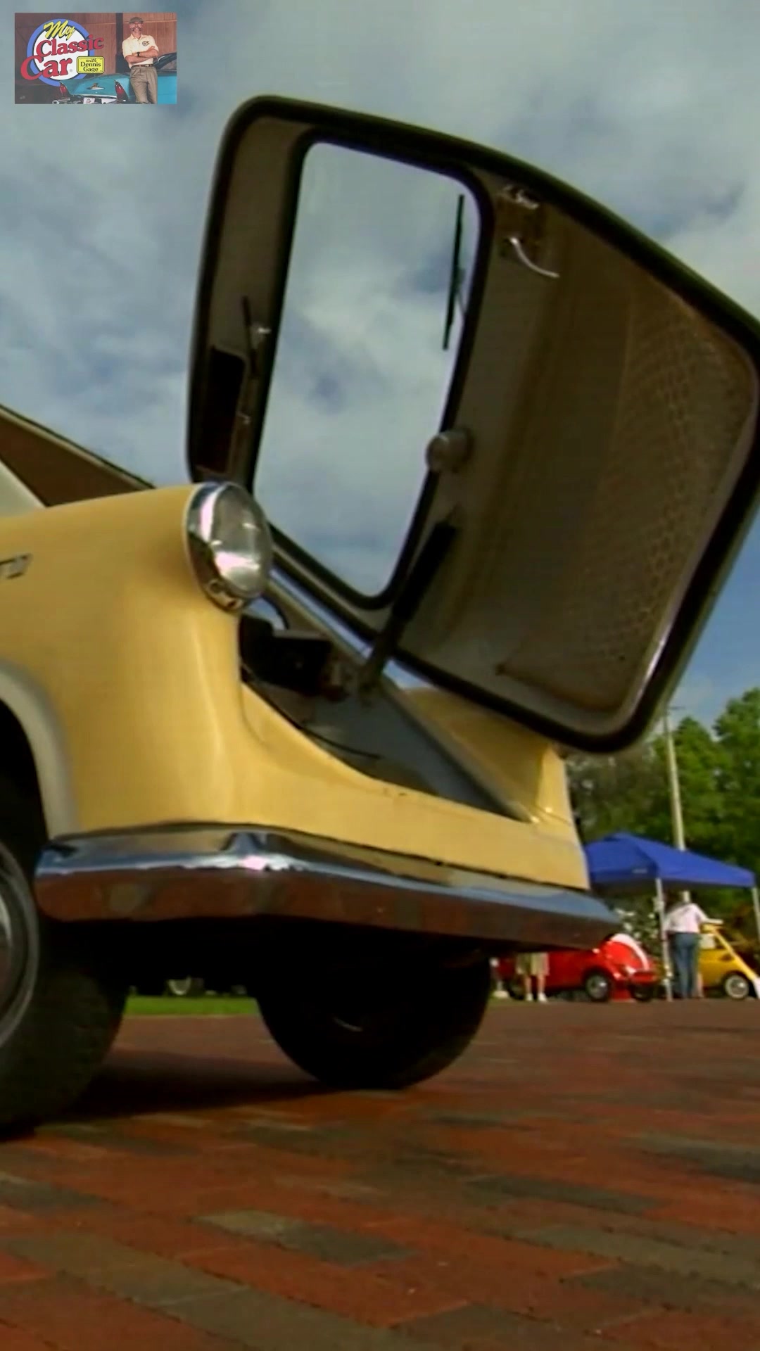 A microcar with a mid-engine layout