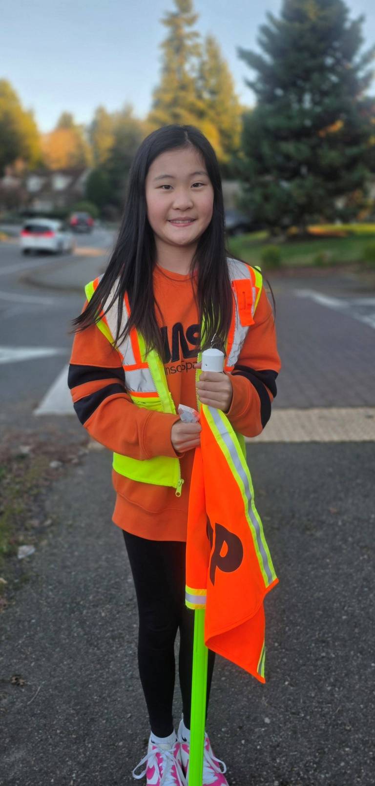 Luo inducted into school safety patrol hall of fame