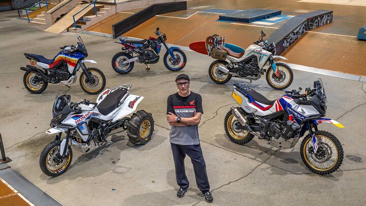 Custom Honda XL750 Transalps at Wheels and Waves 2026 – Gallery
