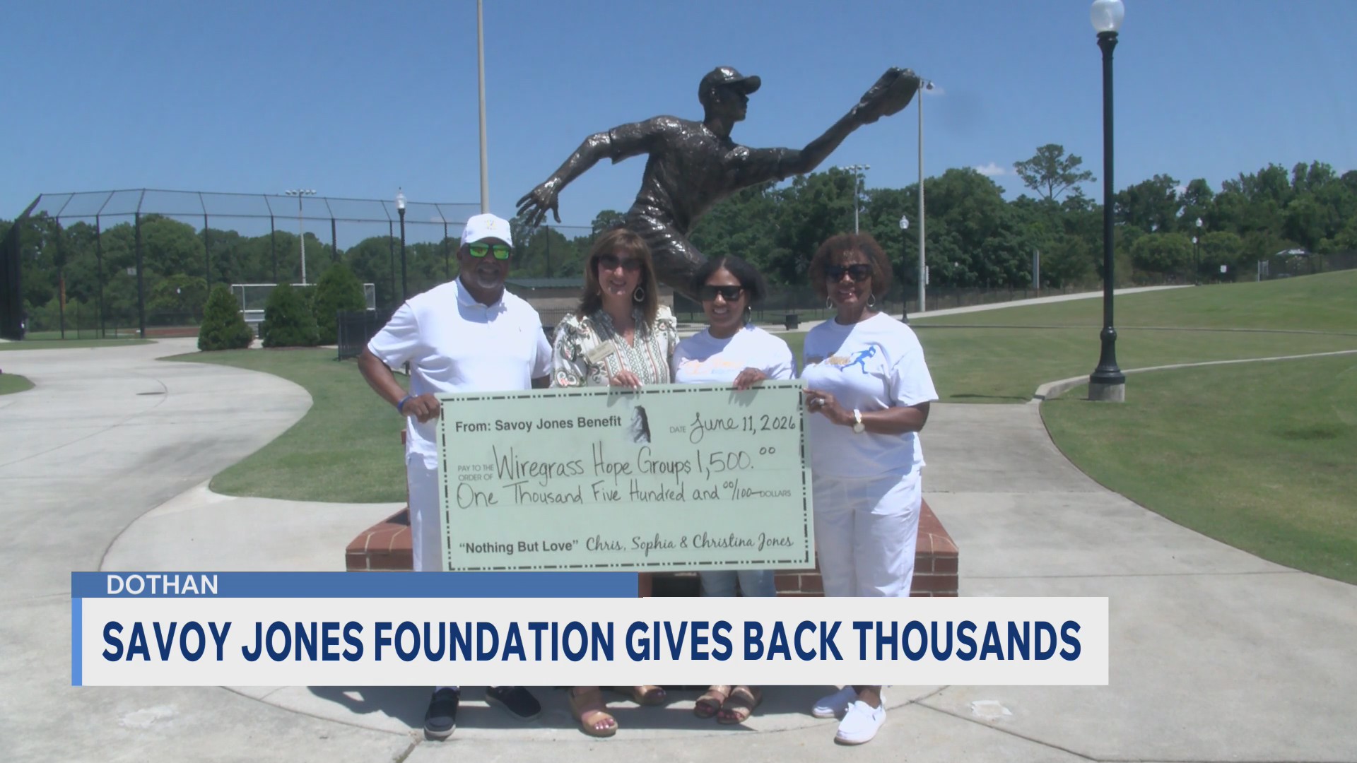 Savoy Jones organizations gives thousands of dollars back to the community